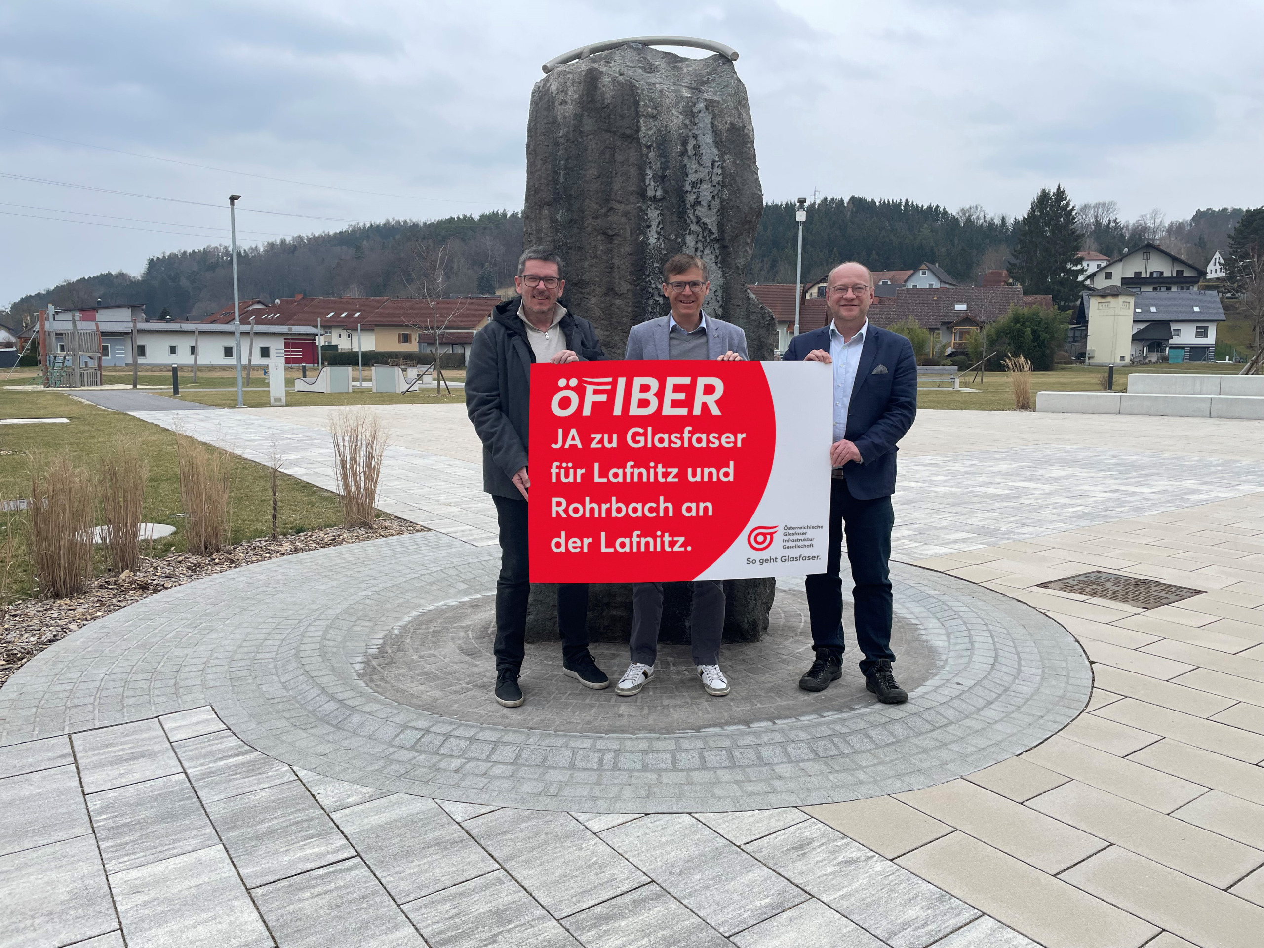 Rohrbach an der Lafnitz und Lafnitz werden Glasfaser-Gemeinden - öGIG